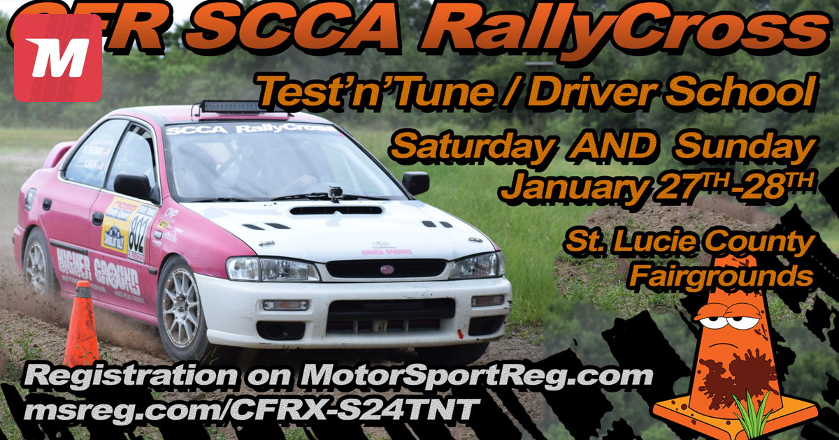 CFR RallyCross 2024 - Test and Tune requirements on Jan 27, 2024 ...