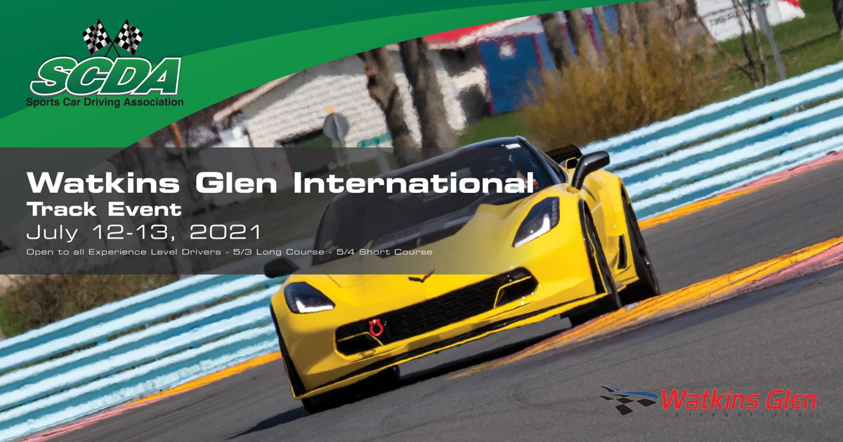 SCDA- Watkins Glen- 2 Day Track Event- JULY 12-13 info on Jul 12, 2021 ...