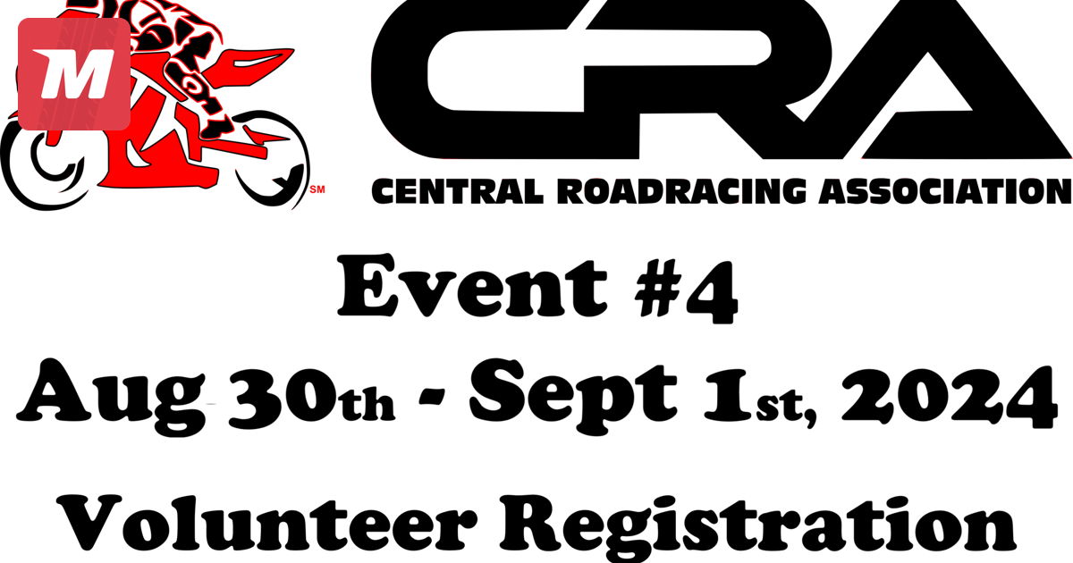 CRA Event #4 - August 2024 -Volunteer Registration requirements on Aug ...
